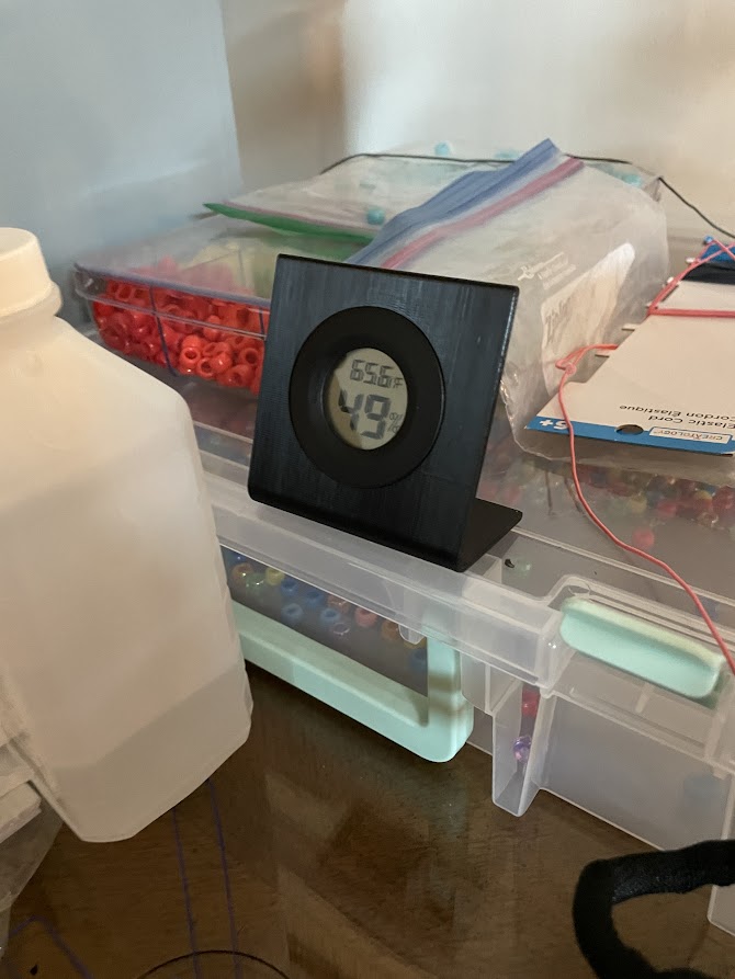 Hygrometer Stand by Griffin | Download free STL model | Printables.com