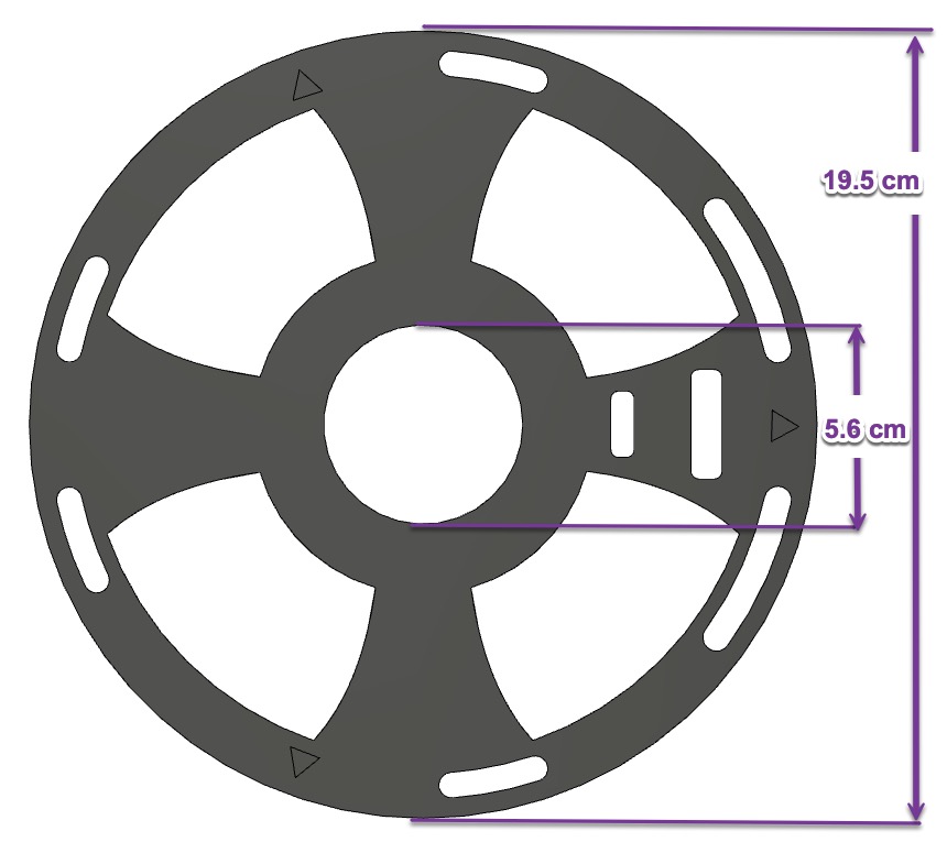 Eryone Cardboard Spool Adapter by danielfmontero | Download free STL ...