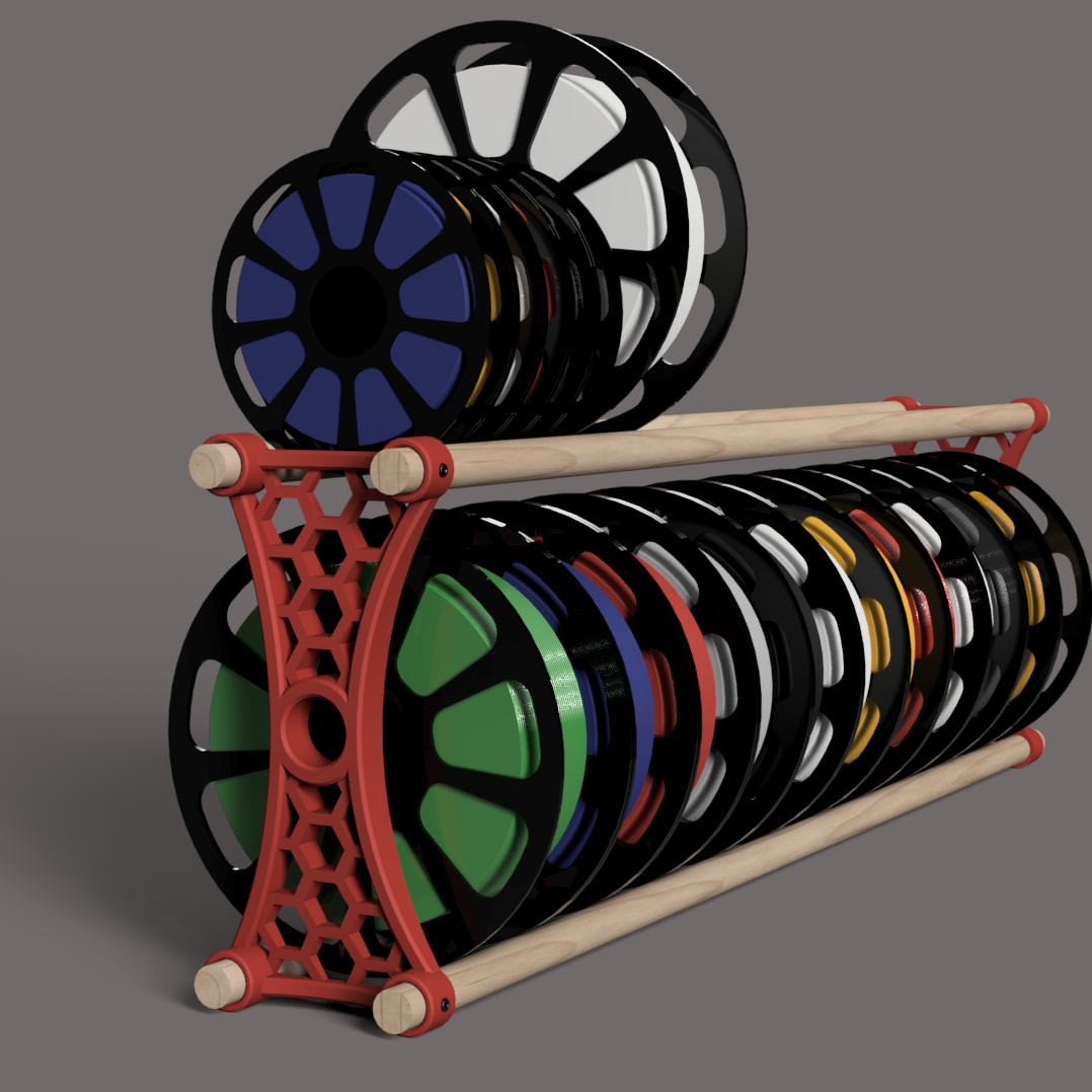 Filament Storage - Free Standing by JohnMartin | Download free STL ...