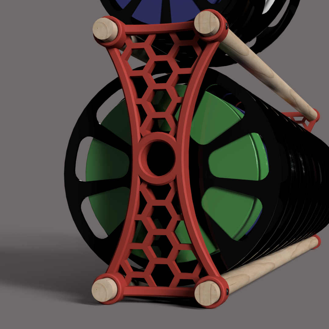 Filament Storage - Free Standing by JohnMartin | Download free STL ...