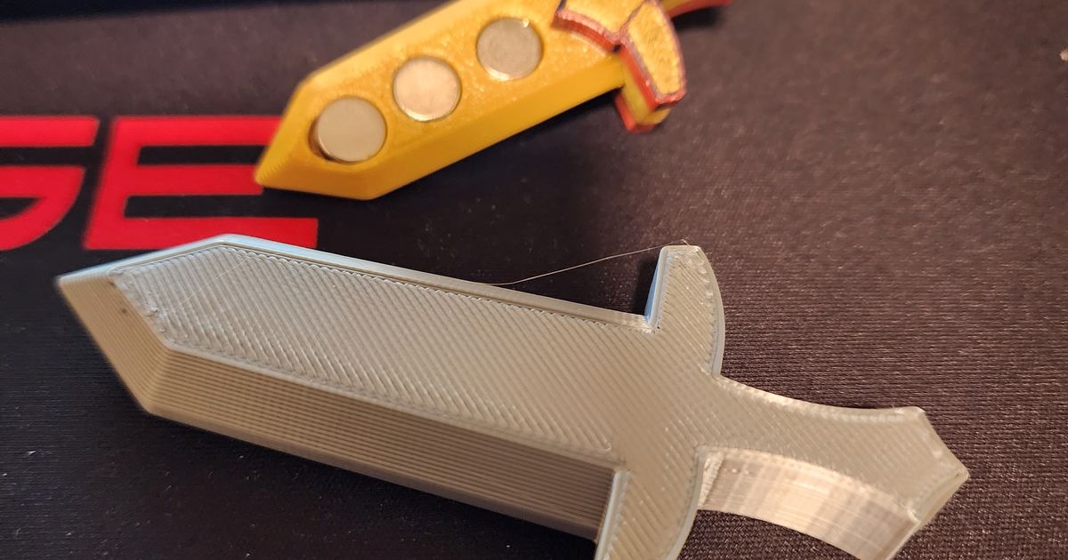 TikTok Magnetic Fidget Sword (8 x 3 / 9x3 magnets) by Nosson Sternbach ...