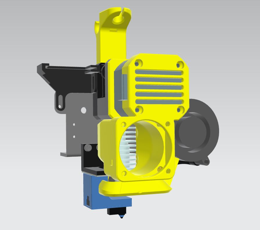 Anycubic Chiron direct drive extruder mod genuine parts and position ...