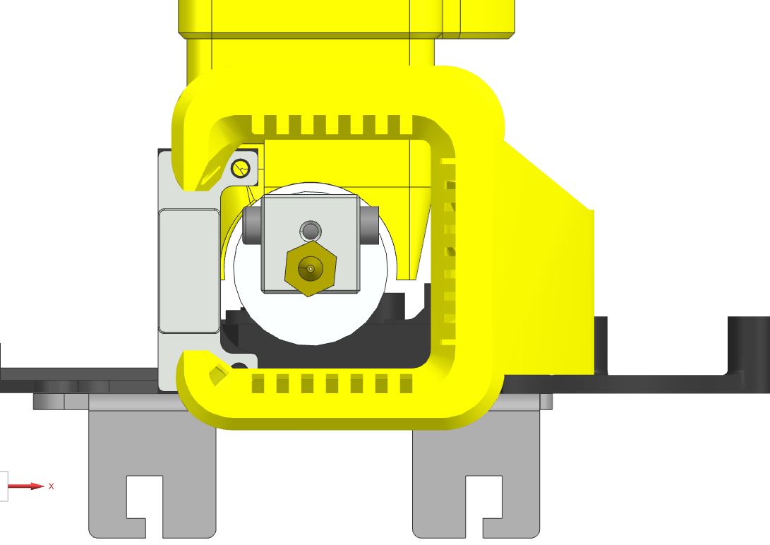 Anycubic Chiron direct drive extruder mod genuine parts and position ...