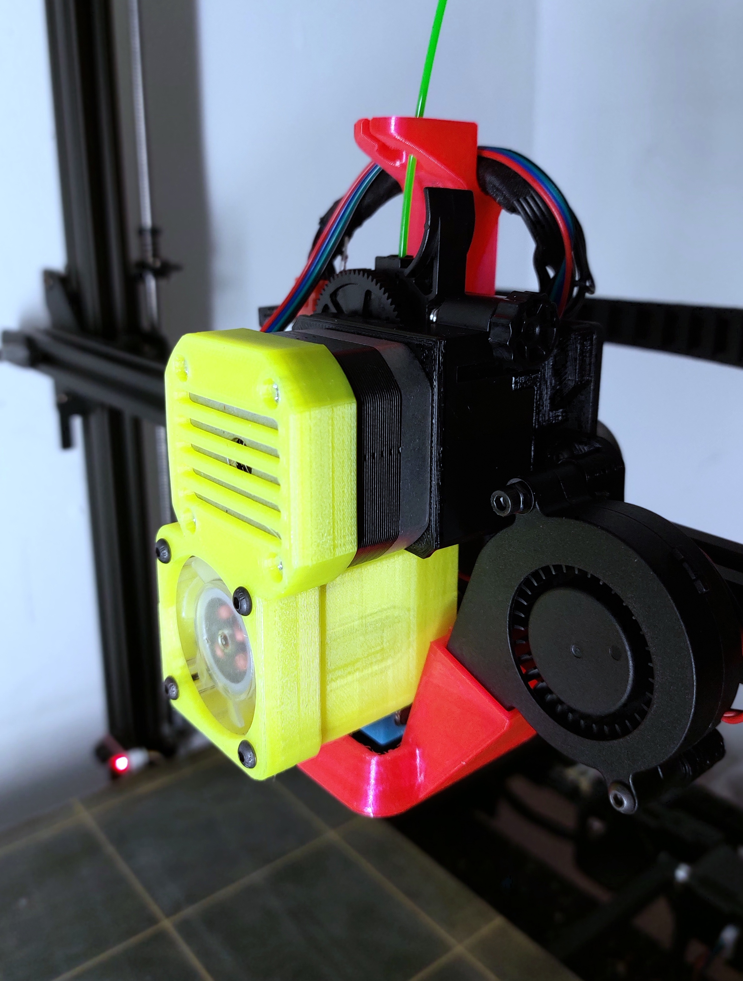 Anycubic Chiron direct drive extruder mod genuine parts and position ...