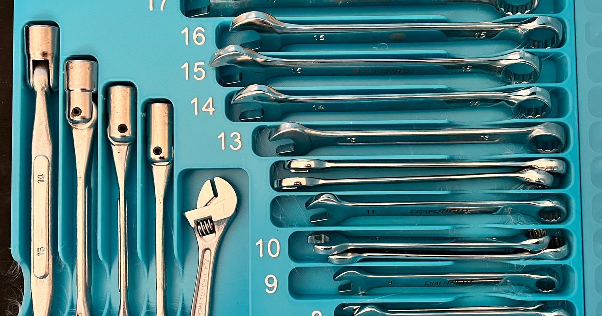 Another Spanner tray by Darrens Workshop | Download free STL model ...