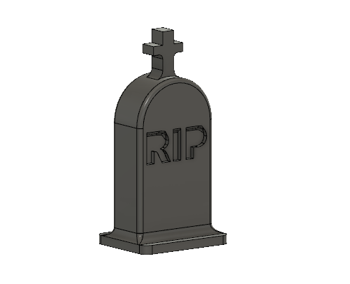 Lapida (Gravestone) Halloween by Auri3D | Download free STL model ...