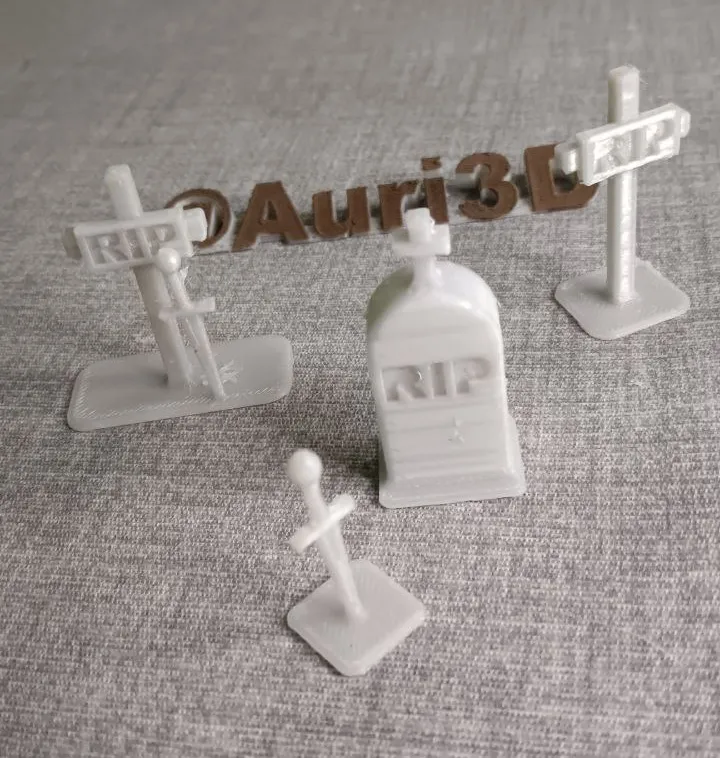 Lapida (Gravestone) Halloween by Auri3D | Download free STL model ...