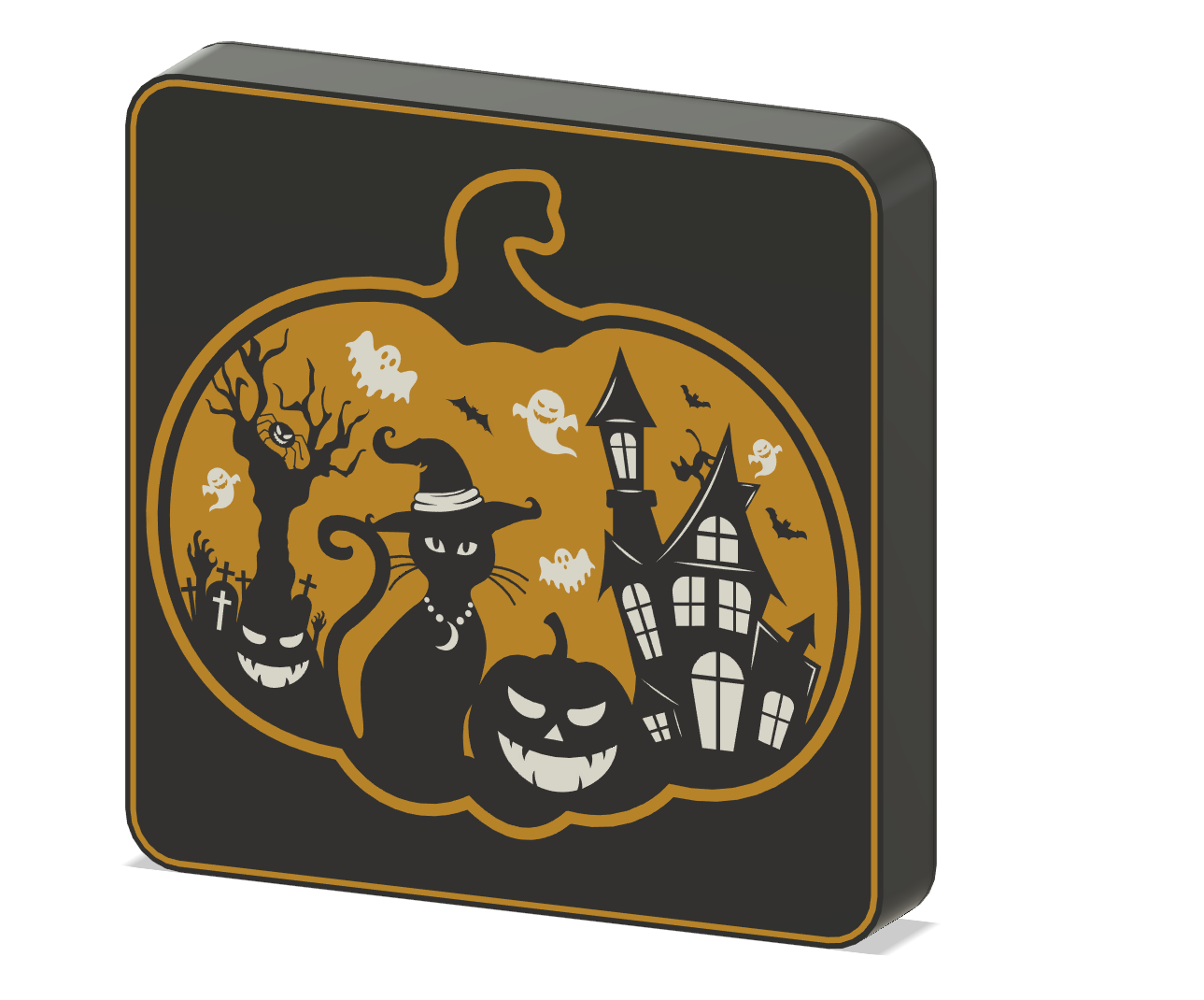 Halloween Scene Light Box by lindnjoe | Download free STL model ...