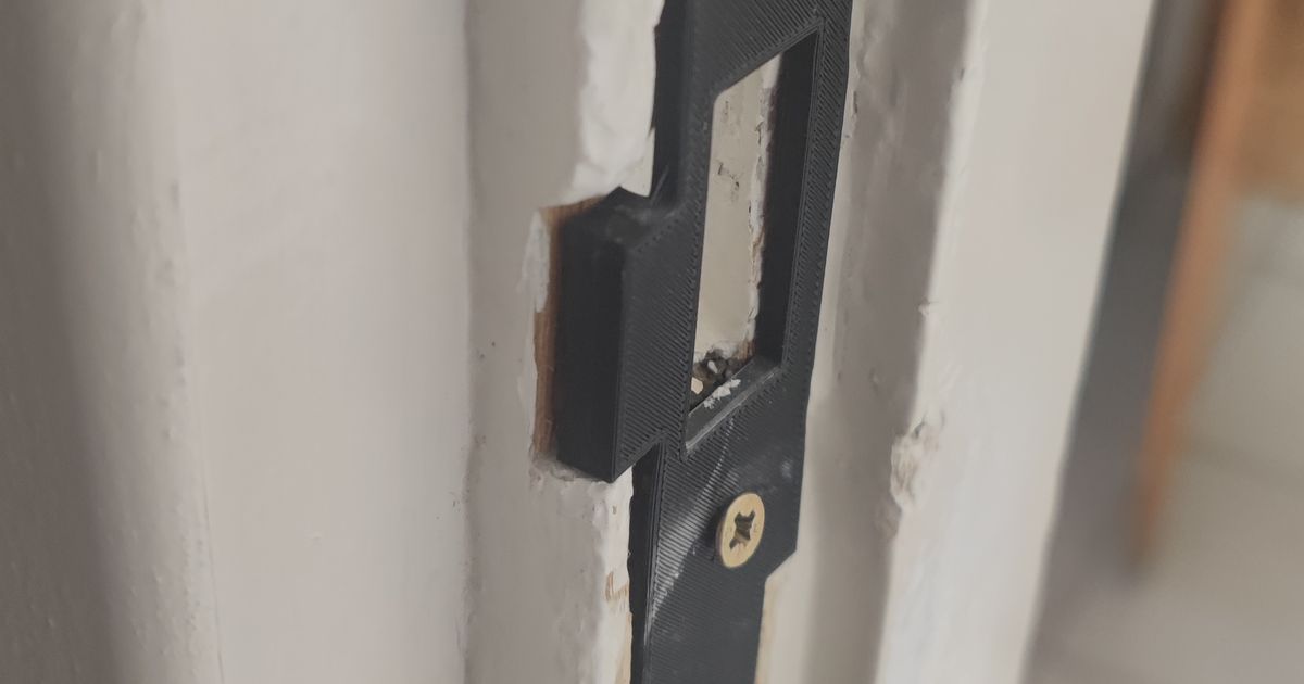 locker strike plate by pmark | Download free STL model | Printables.com