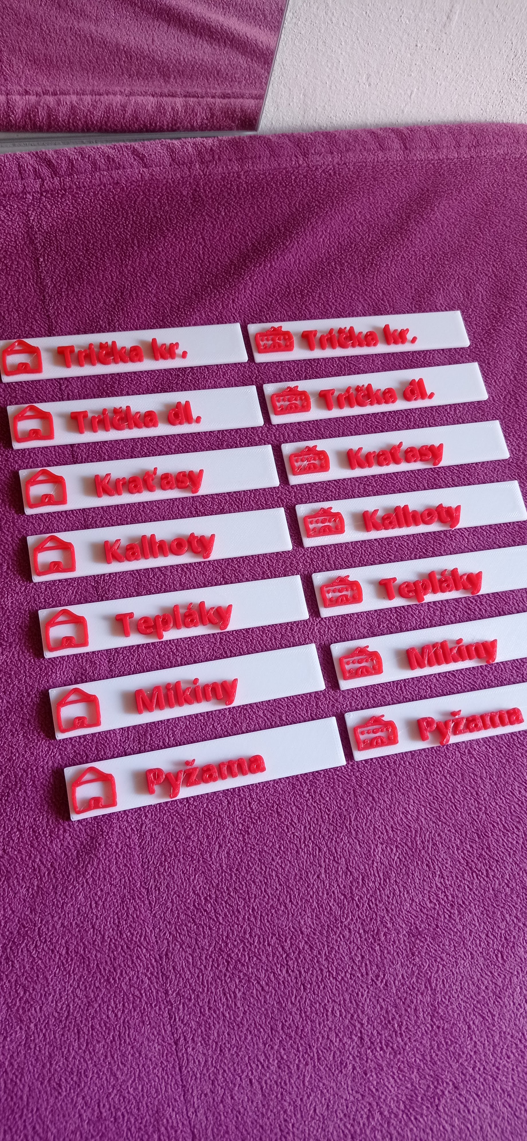 Customizable 2-color Clothes Labels by 3dMike | Download free STL model ...