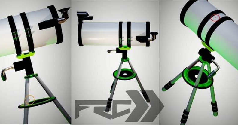 Miniature Refractor Telescope by CURS3D | Download free STL model ...