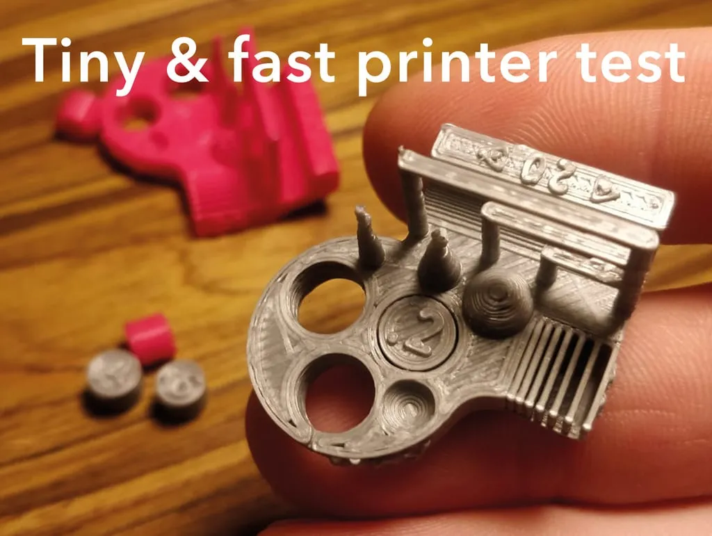 Tiny printer test - quick print! by splabble | Download free STL model ...