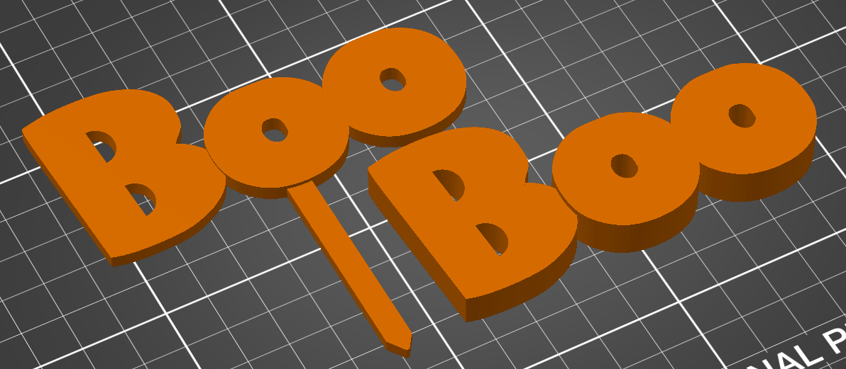 spooky BOO by johny haky | Download free STL model | Printables.com