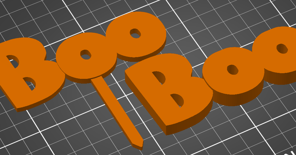 spooky BOO by johny haky | Download free STL model | Printables.com