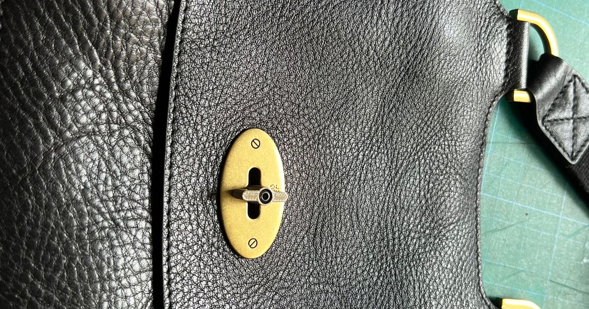 Handbag lock replacement by Hammersh | Download free STL model ...