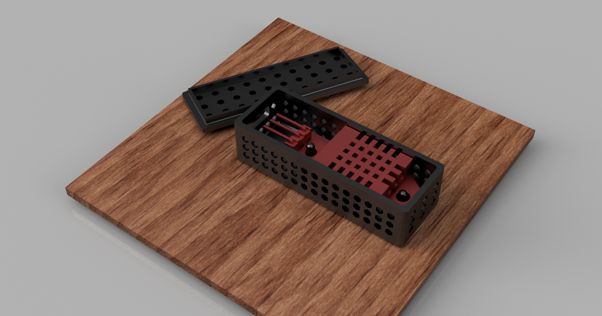 Temperature sensor DHT22 case by DavidK | Download free STL model ...
