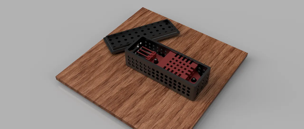 Temperature sensor DHT22 case by DavidK | Download free STL model ...