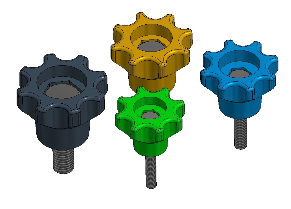 Star head for screws. by Charles Smith | Download free STL model ...