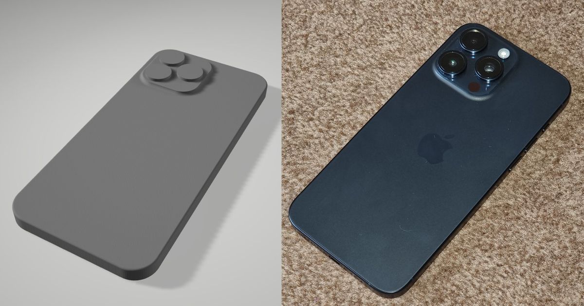 iPhone 15 Pro Max printable dummy by eSeL | Download free STL model ...