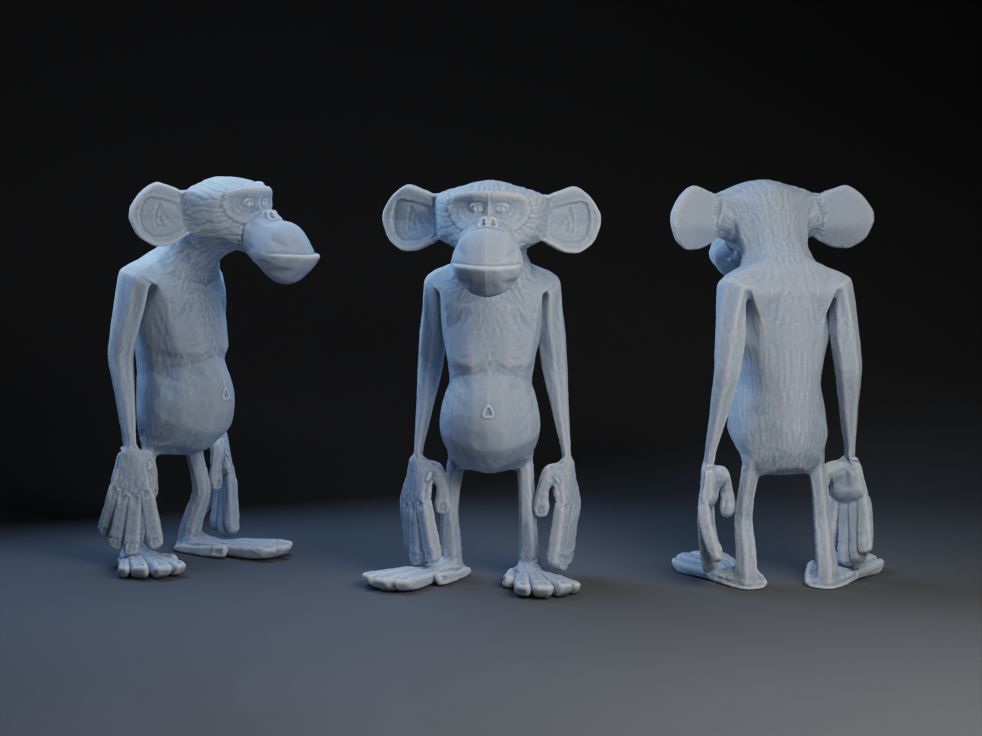 Monkey by Peter Farell | Download free STL model | Printables.com
