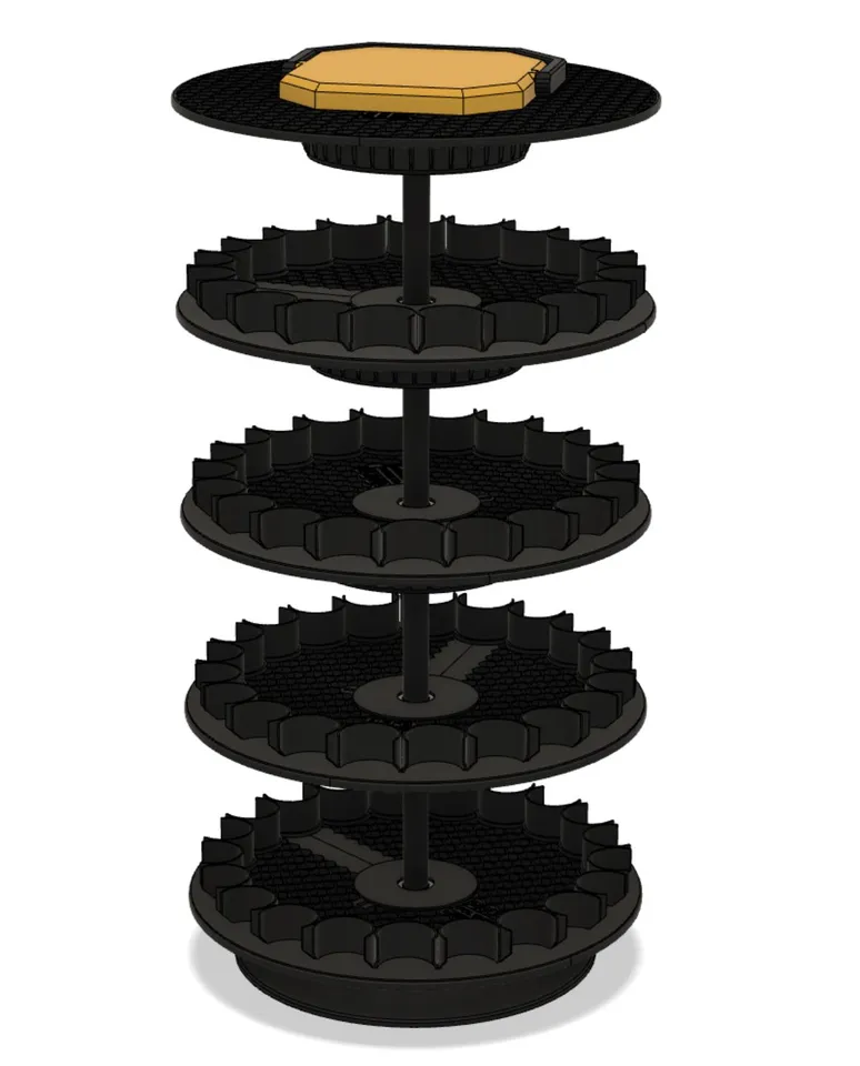 Paint carousel by Legufix | Download free STL model | Printables.com