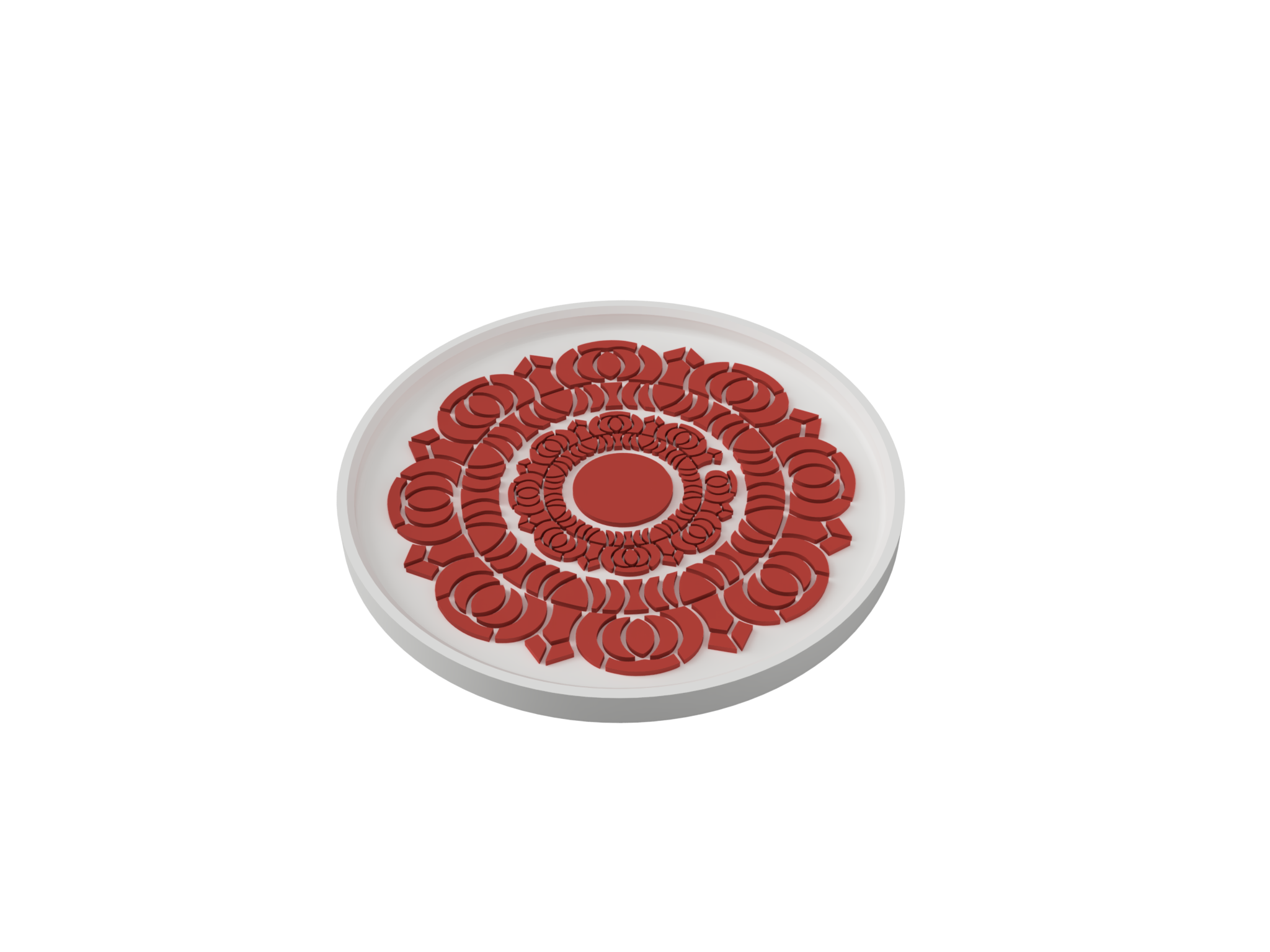 White Lotus & Red Lotus Coaster by Israel | Download free STL model ...