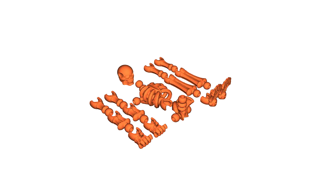 poseable skeleton by Jakub Bulacz | Download free STL model ...