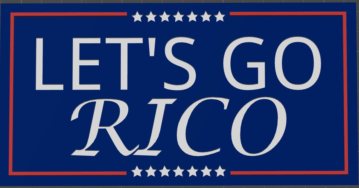 Let's Go Rico by Elsongo Badnote | Download free STL model | Printables.com