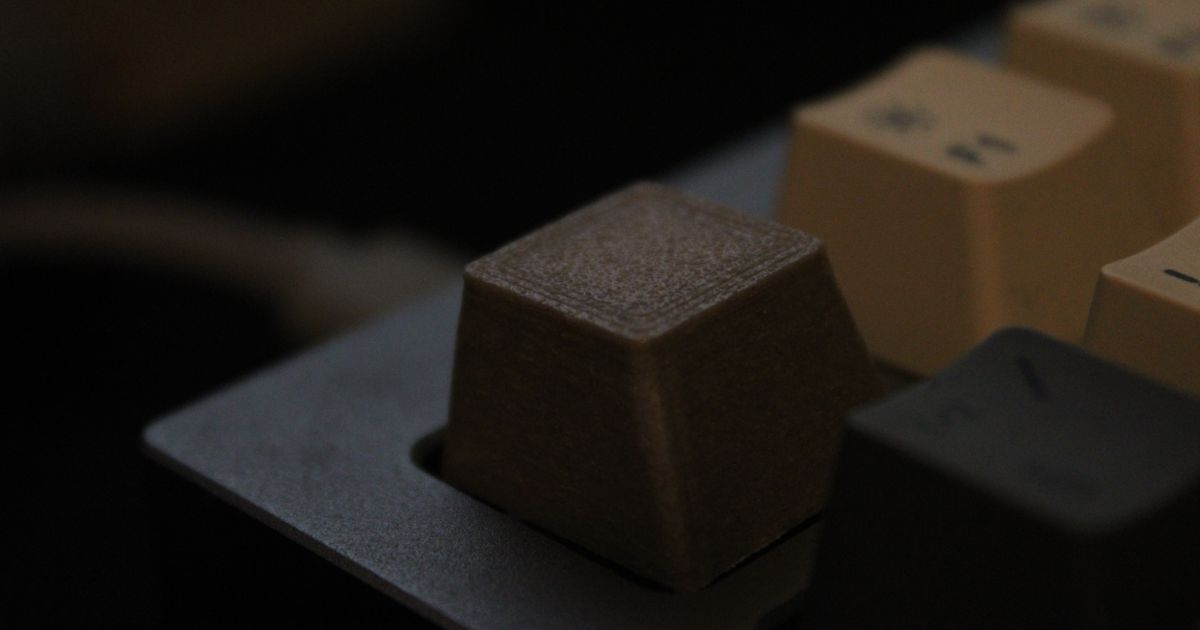 Simple Cherry MX -compatible keycap by CaffeineMike | Download free STL ...