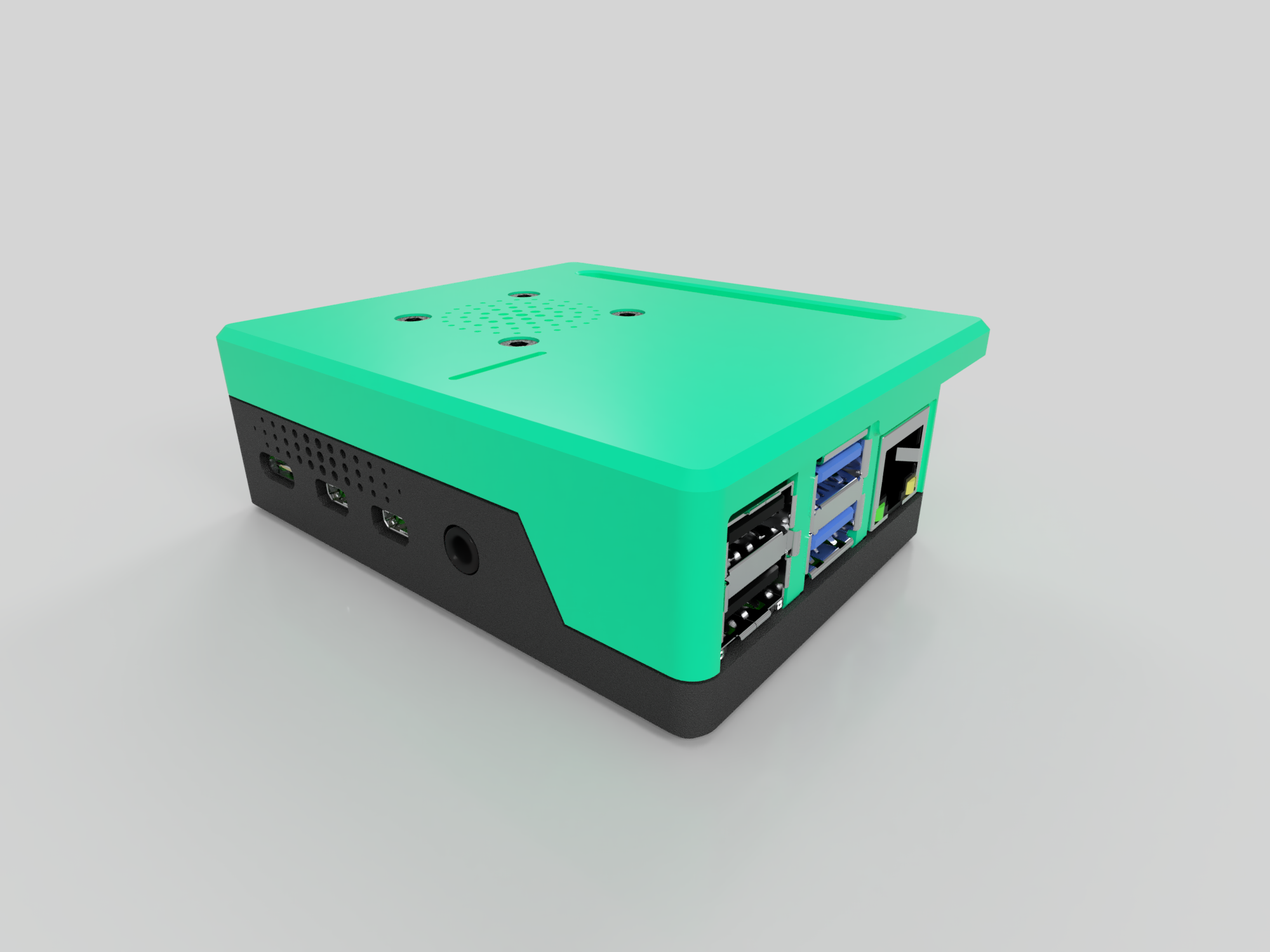 Case for Raspberry Pi 4 w/ V-slot frame mount by Ider | Download free ...