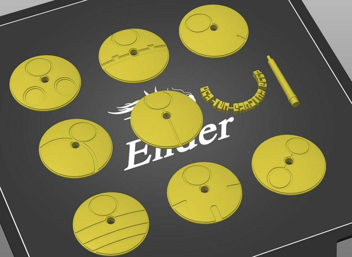 Tau themed flyer bases by JWoodrell | Download free STL model ...