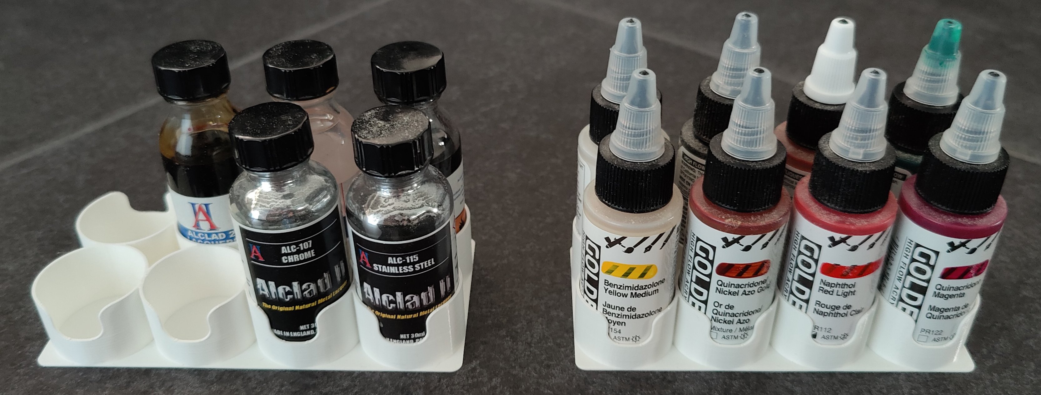 Paint Bottle Drawer Organizers by Iyo | Download free STL model ...
