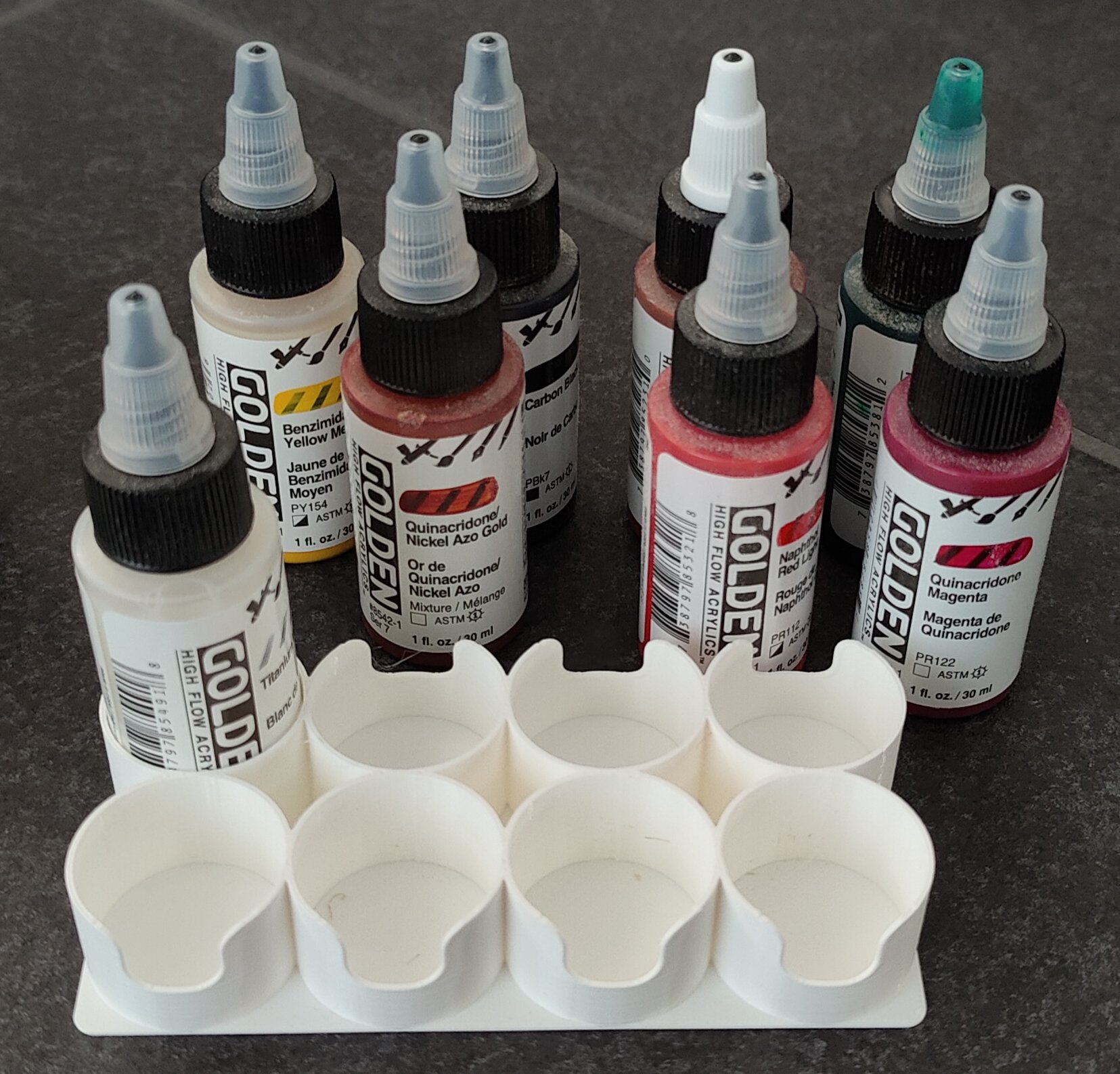 Paint Bottle Drawer Organizers by Iyo | Download free STL model ...