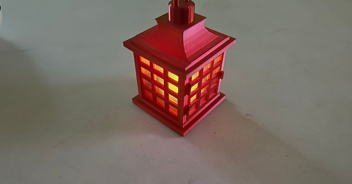 Tea Light Lantern by Cryptid Collective | Download free STL model ...