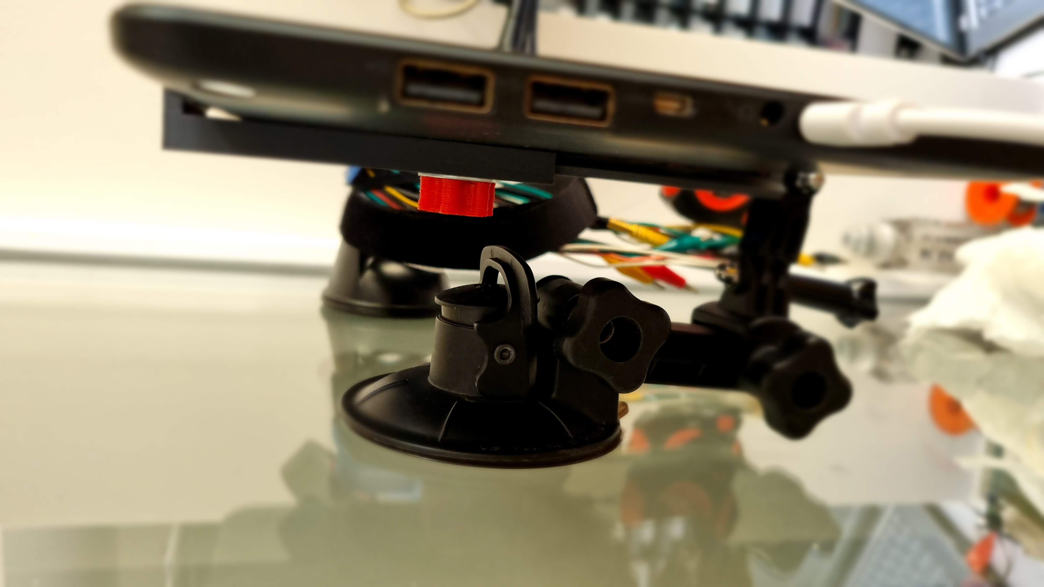 Large Tablet mount for Gopro by Sica | Download free STL model ...