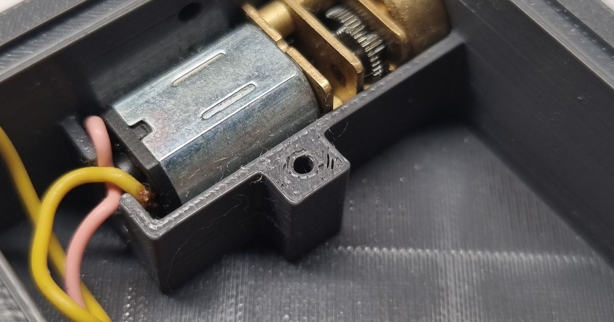 N20 geared dc motor model by Sica | Download free STL model ...