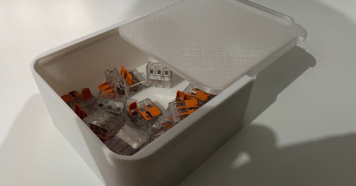 Sliding Lid Box (10 cm x 10 cm x 4 cm) by Phlipinator | Download free STL model | Printables.com