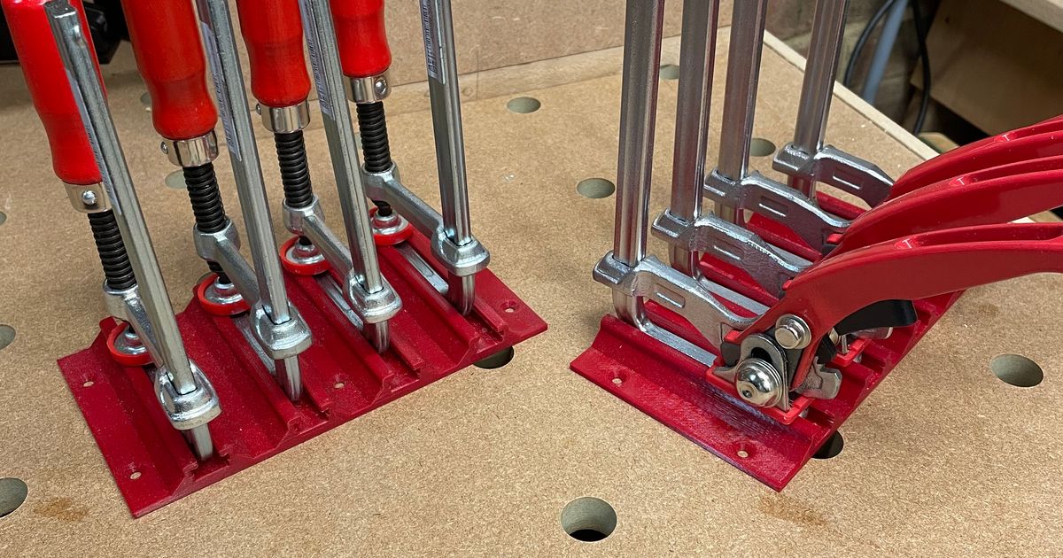 T-Track Clamp Rack/Holder by Lee Minall | Download free STL model ...