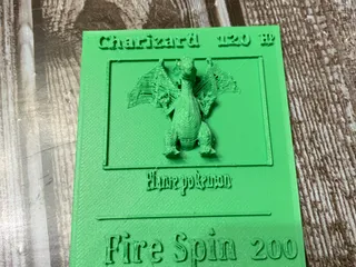 Charizard pokemon card by SplendidMouse | Download free STL model ...