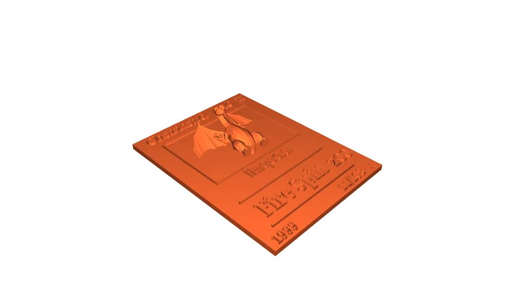 Charizard pokemon card by SplendidMouse | Download free STL model ...