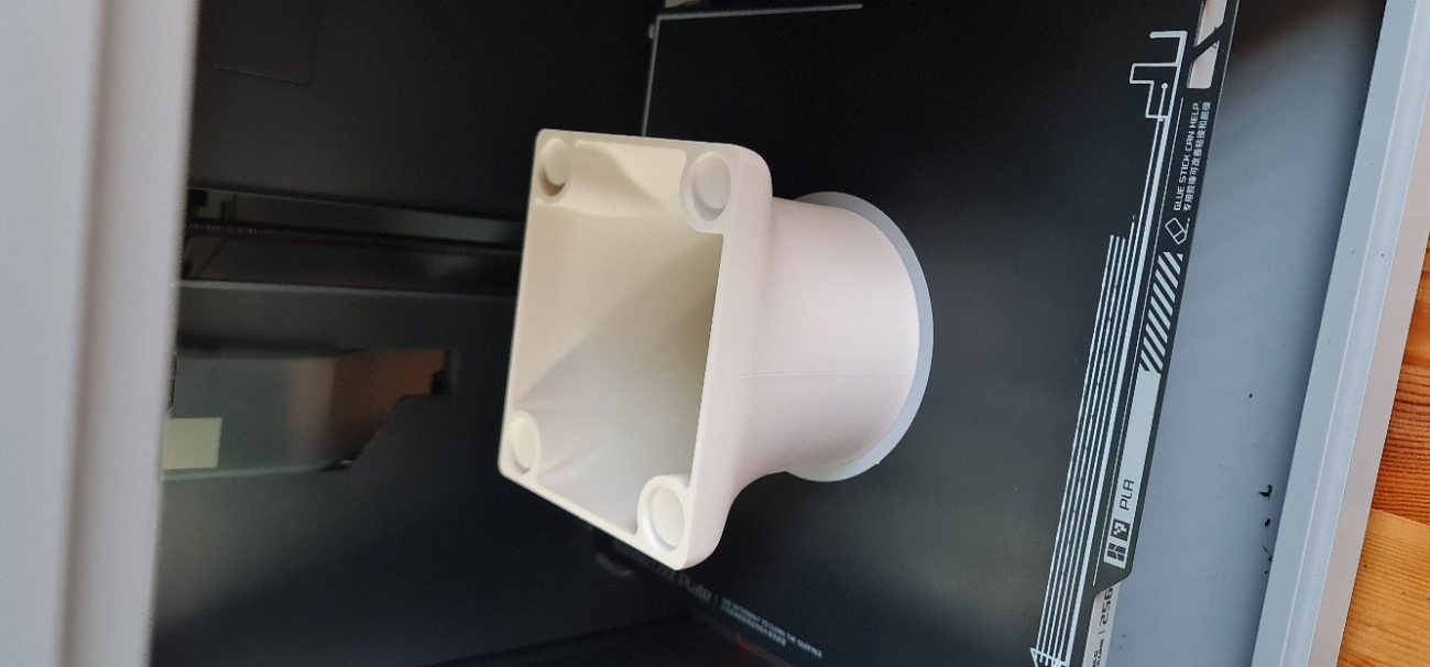 Bambu Lab X1 Carbon Chamber Fan Ducting 100mm Diameter by DC 3D Design ...