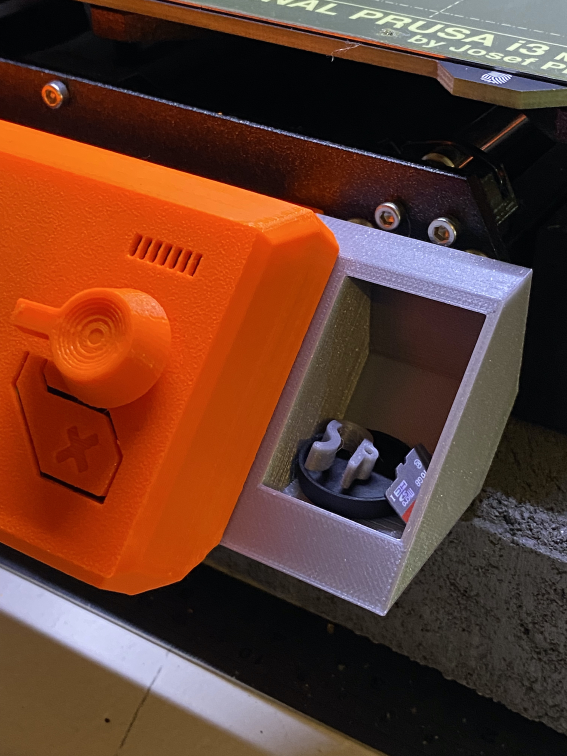 MK3S Front Screen clip-on storage compartment by EddiePrints | Download ...