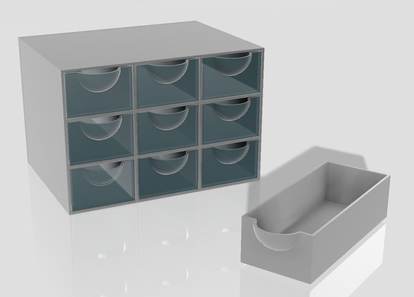 Storage Box with drawers by 3D servis | Download free STL model ...