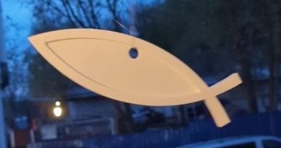 Ichthys fish hanger by a123qwertz567 | Download free STL model ...