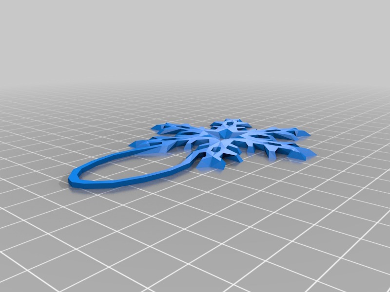 Snowflake Tree Ornament by hathawsh | Download free STL model ...