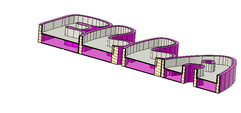 Ella LED Name by OhneName | Download free STL model | Printables.com