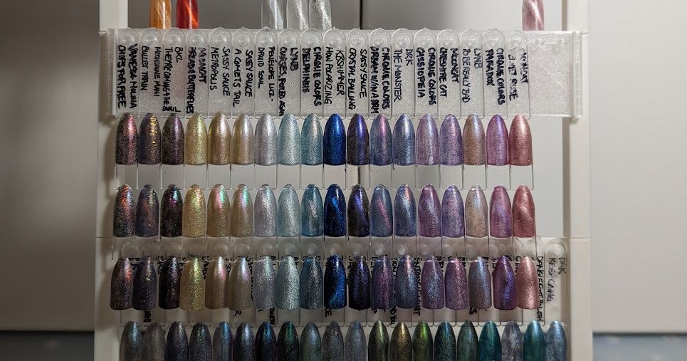 Nail Polish Swatch Display by Duckferd | Download free STL model ...
