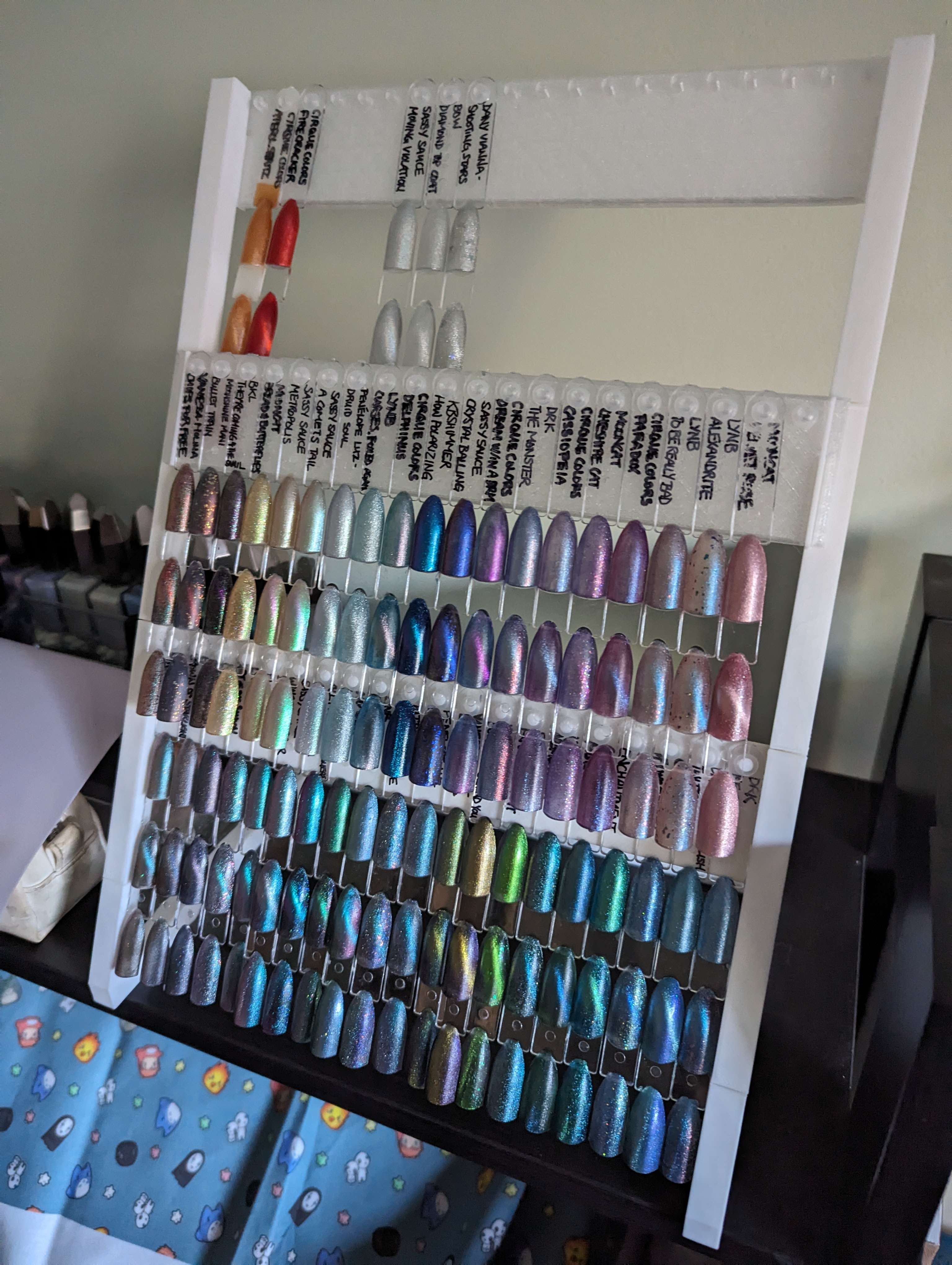 Nail Polish Swatch Display by Duckferd | Download free STL model ...