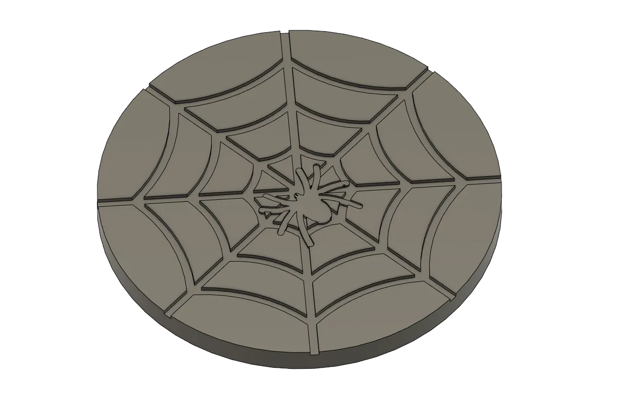 Spider Web Coaster by Tyler Nielsen | Download free STL model ...