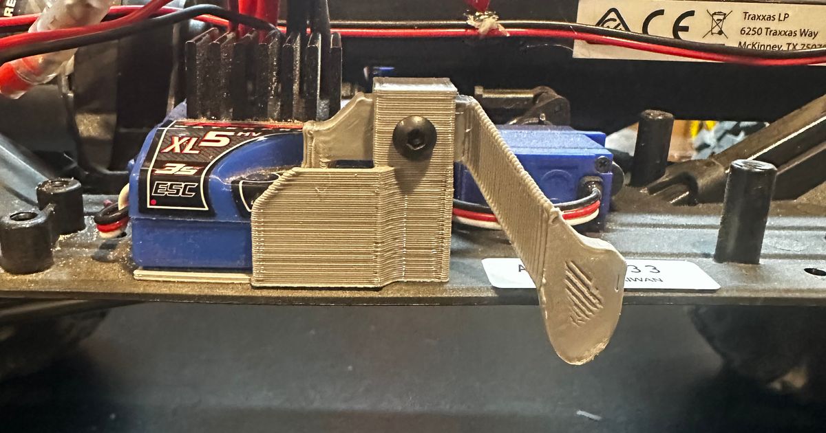 Extended TRX External ESC Switch by STRTRCR626 | Download free STL ...